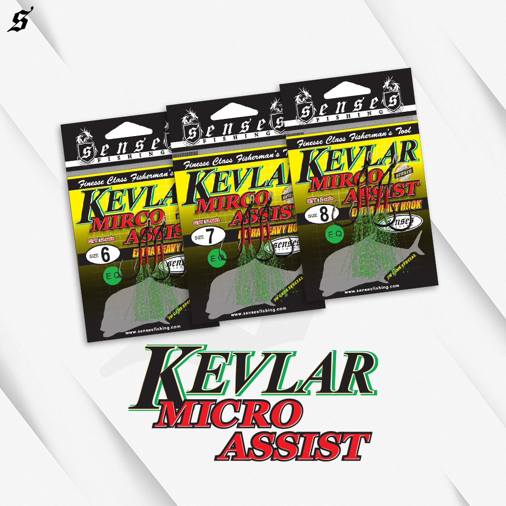 Senses Kelvar Micro Assist Double Hook | Fishing Equipment Malaysia ...
