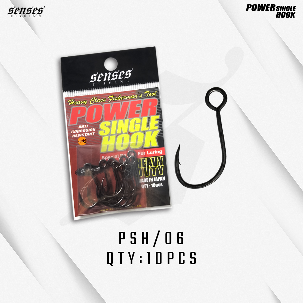 Senses Power Single Hook | Tackle Supply Malaysia | Fish Tackle ...