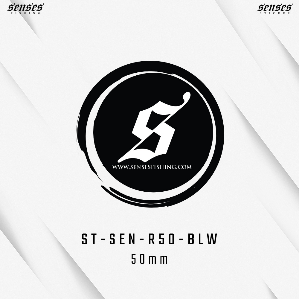 Senses Round Sticker - Fishing Store Malaysia